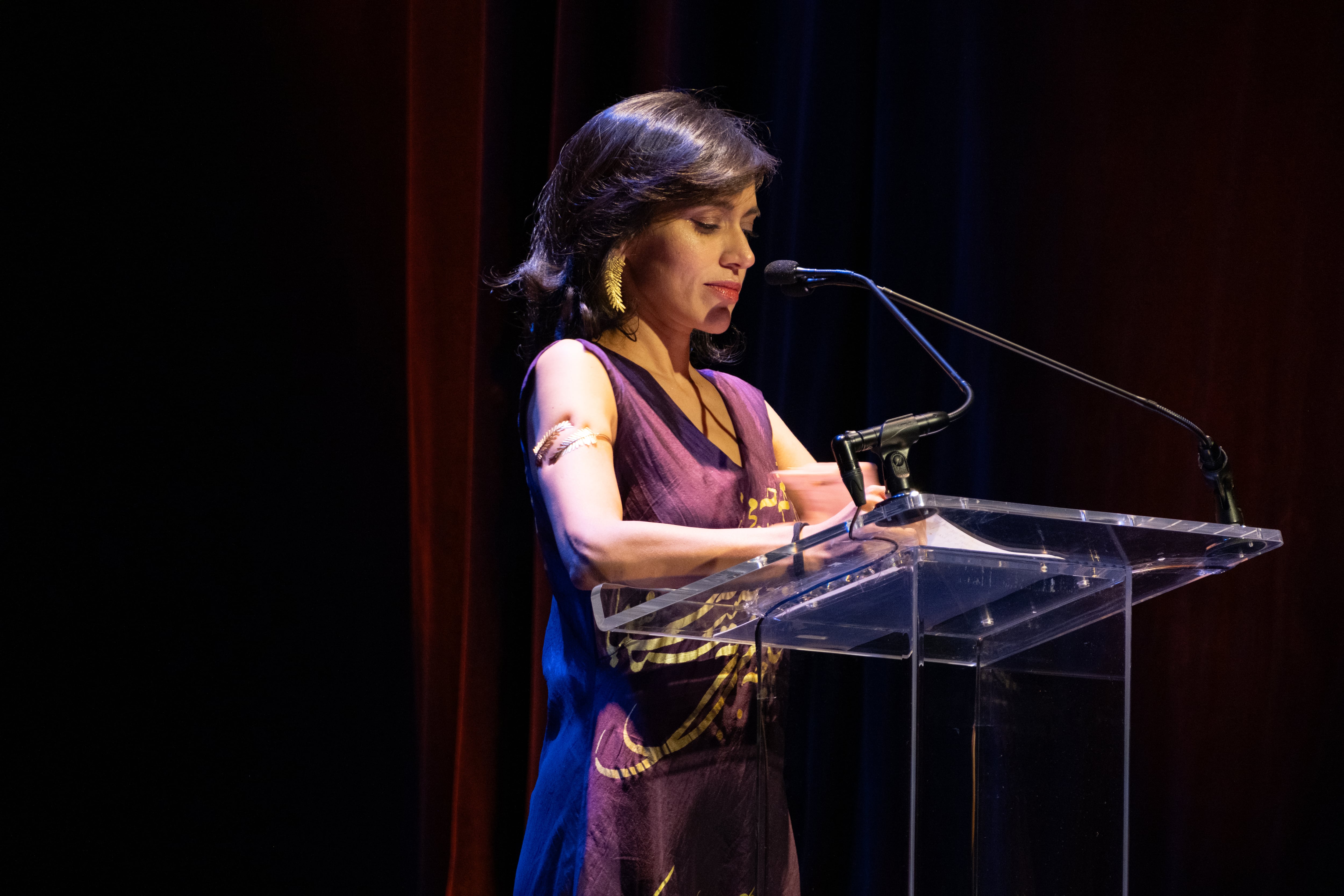 Mahmoud Khalil, SIPA ’24, addresses hundreds at ‘Voices for Gaza ...