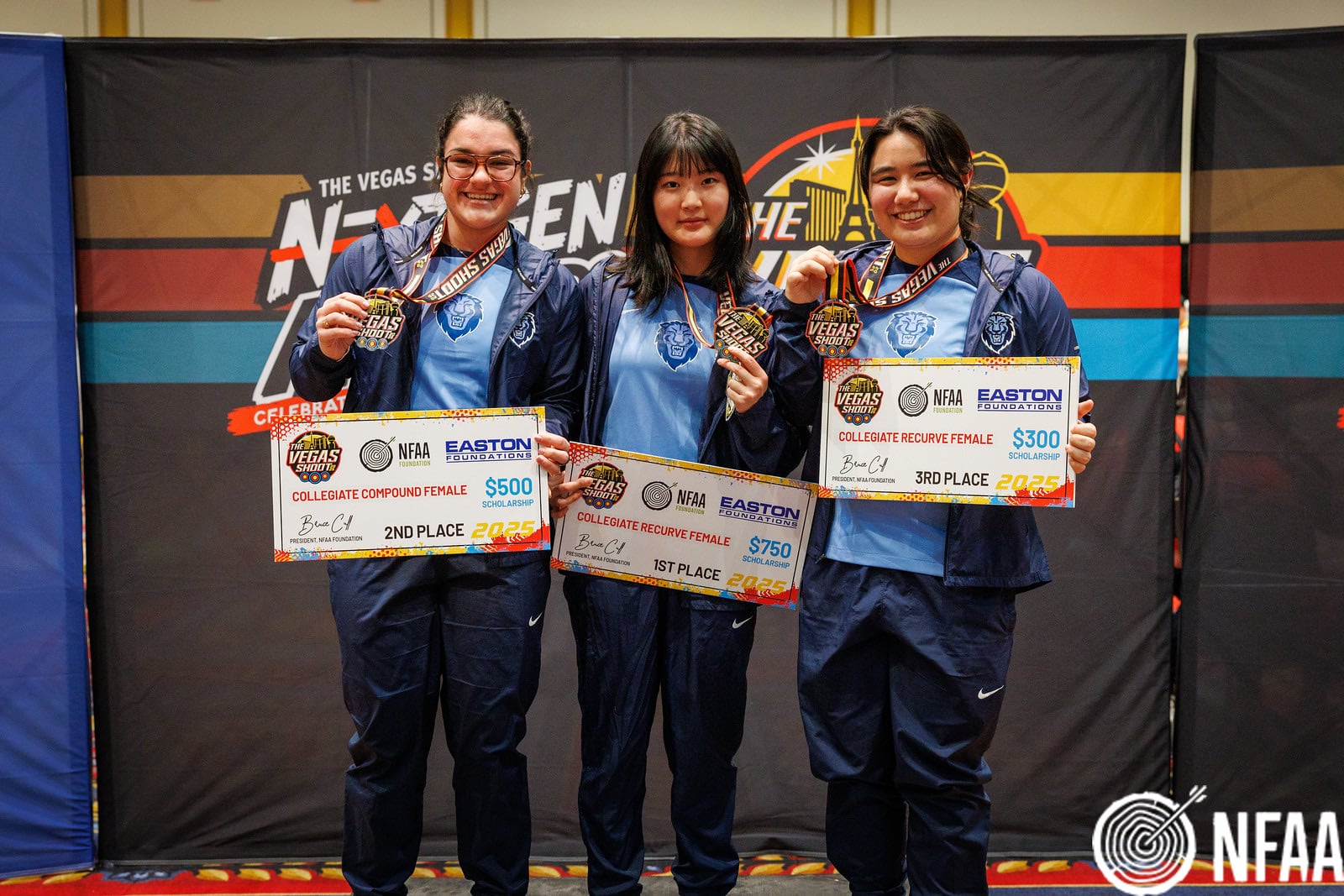 Archery claims three podium finishes at Vegas Shoot