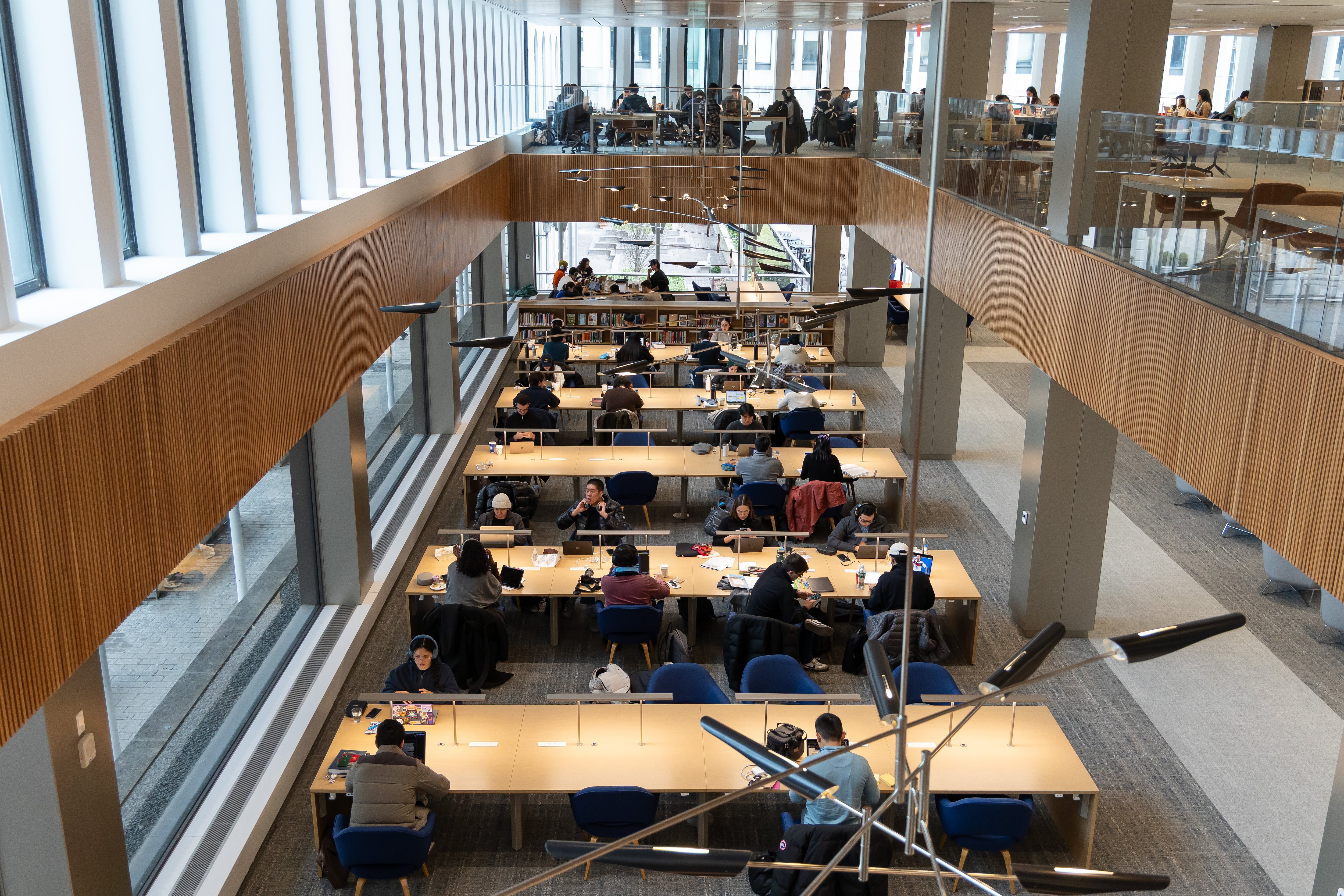 Law School opens renovated 50,000-square-foot Li Lu Law Library