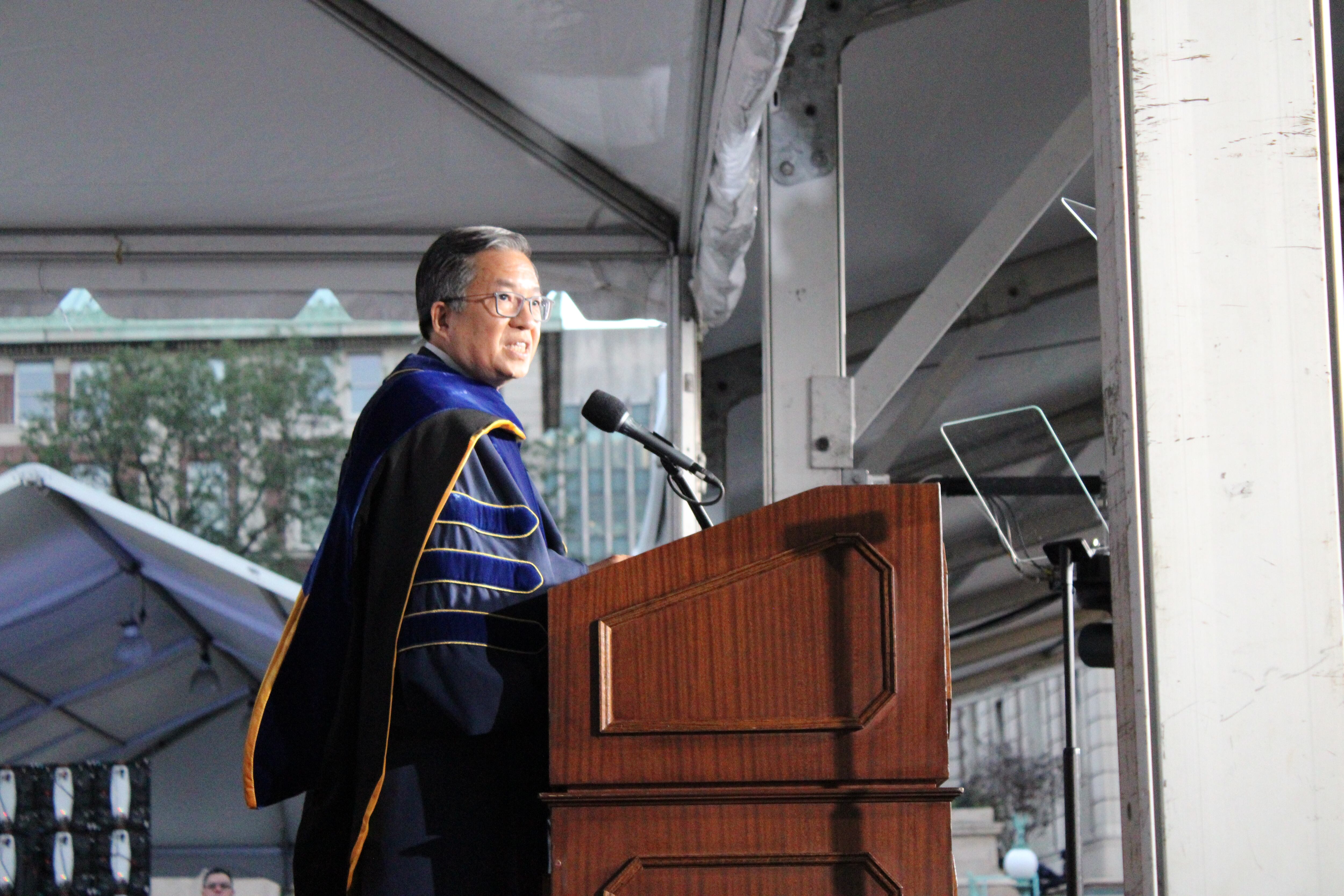 Shipman delivers first address to class of 2029 at Convocation ceremony ...