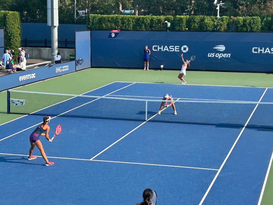 Malak El Allami wins 2024 U.S. Open girls’ doubles title