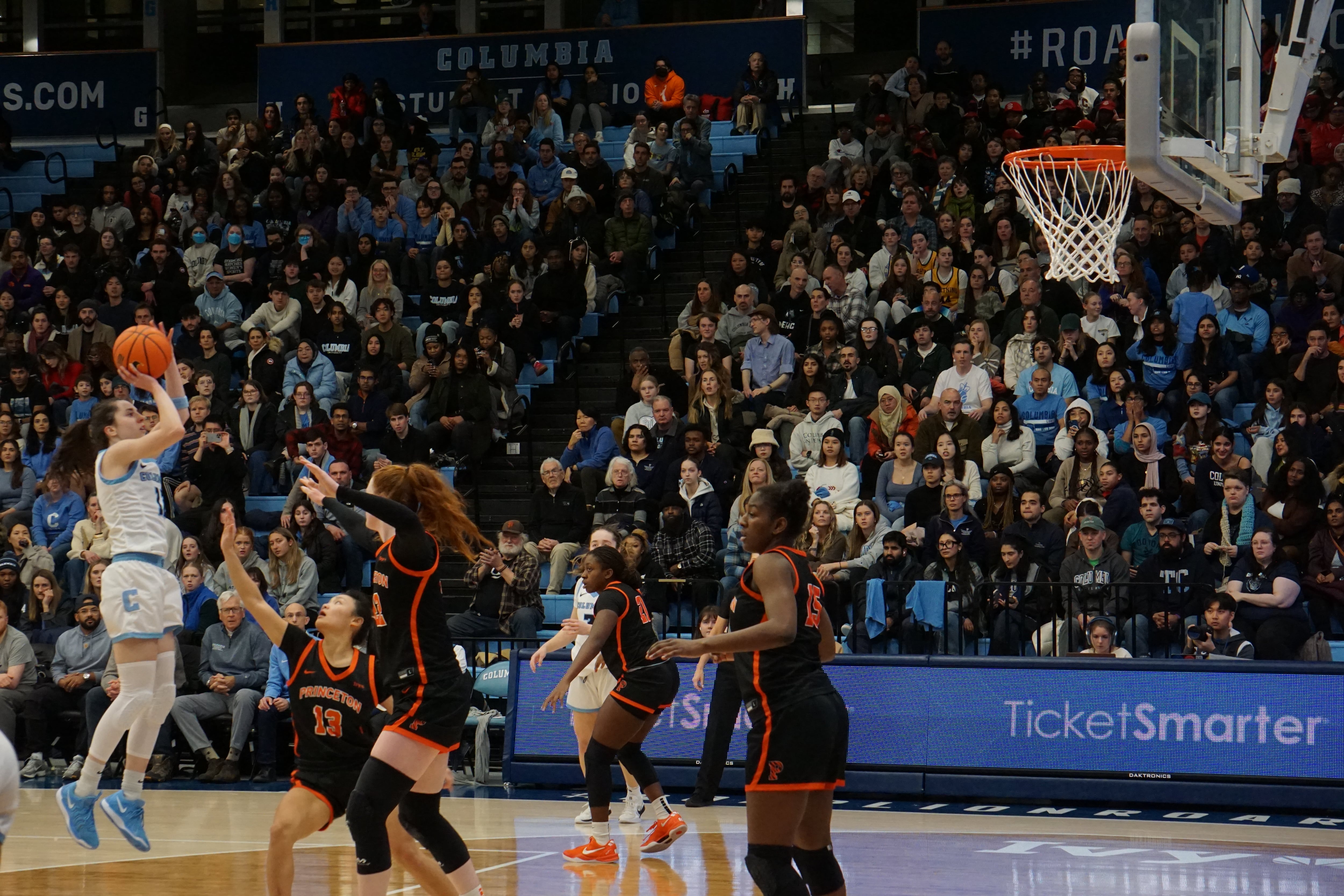 Women’s basketball shocks No. 19 Princeton, securing 73-67 upset victory