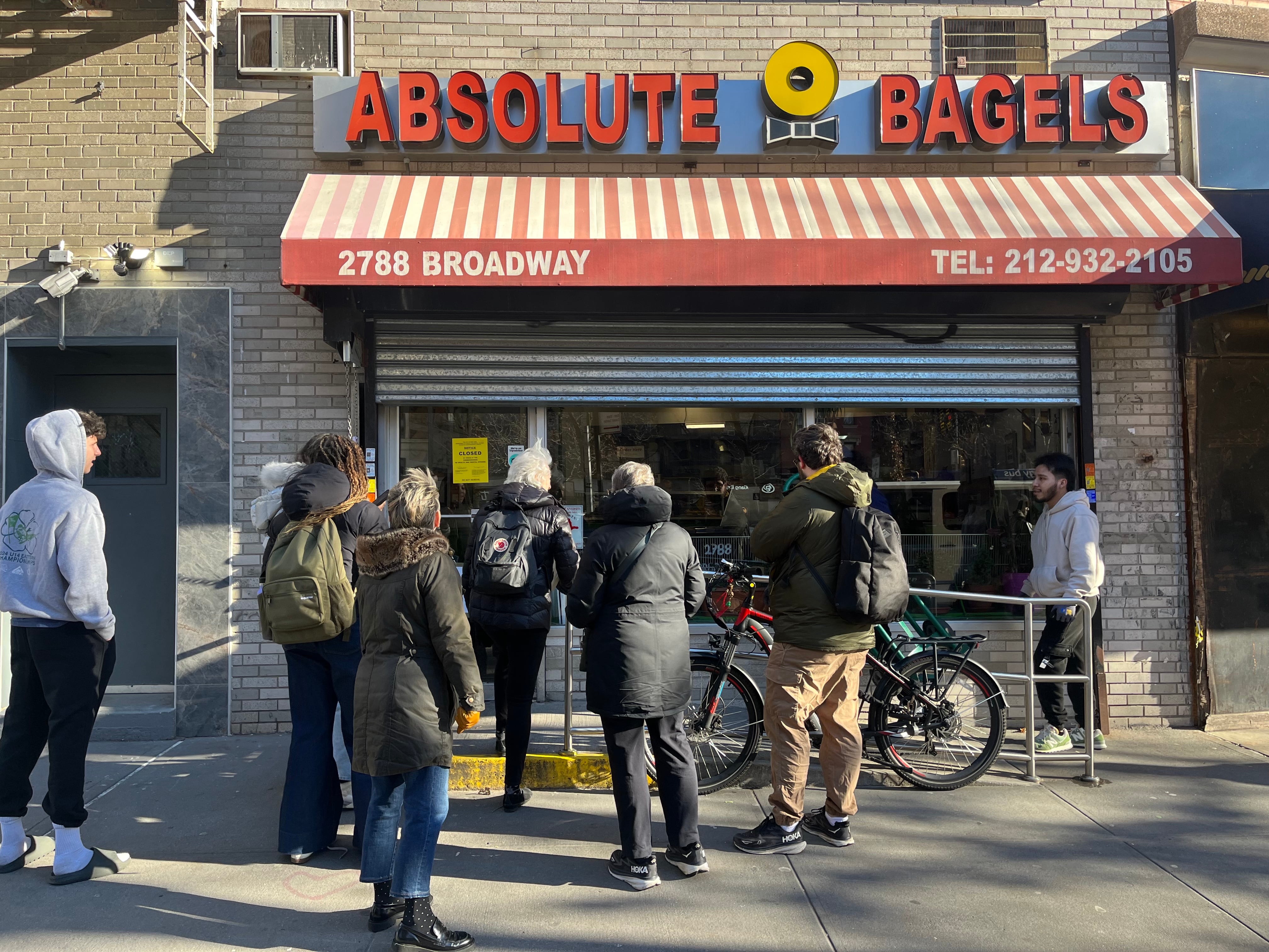 ‘A huge loss’: Absolute Bagels closes after 34 years of business