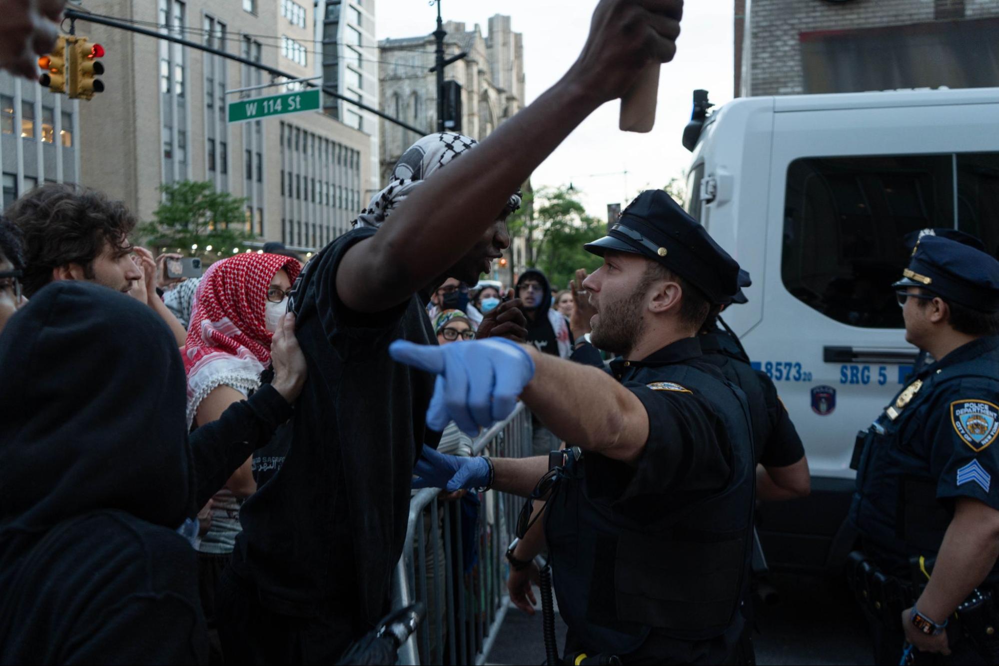 In Focus: NYPD arrests 78 at pro-Palestinian protest in Butler Library