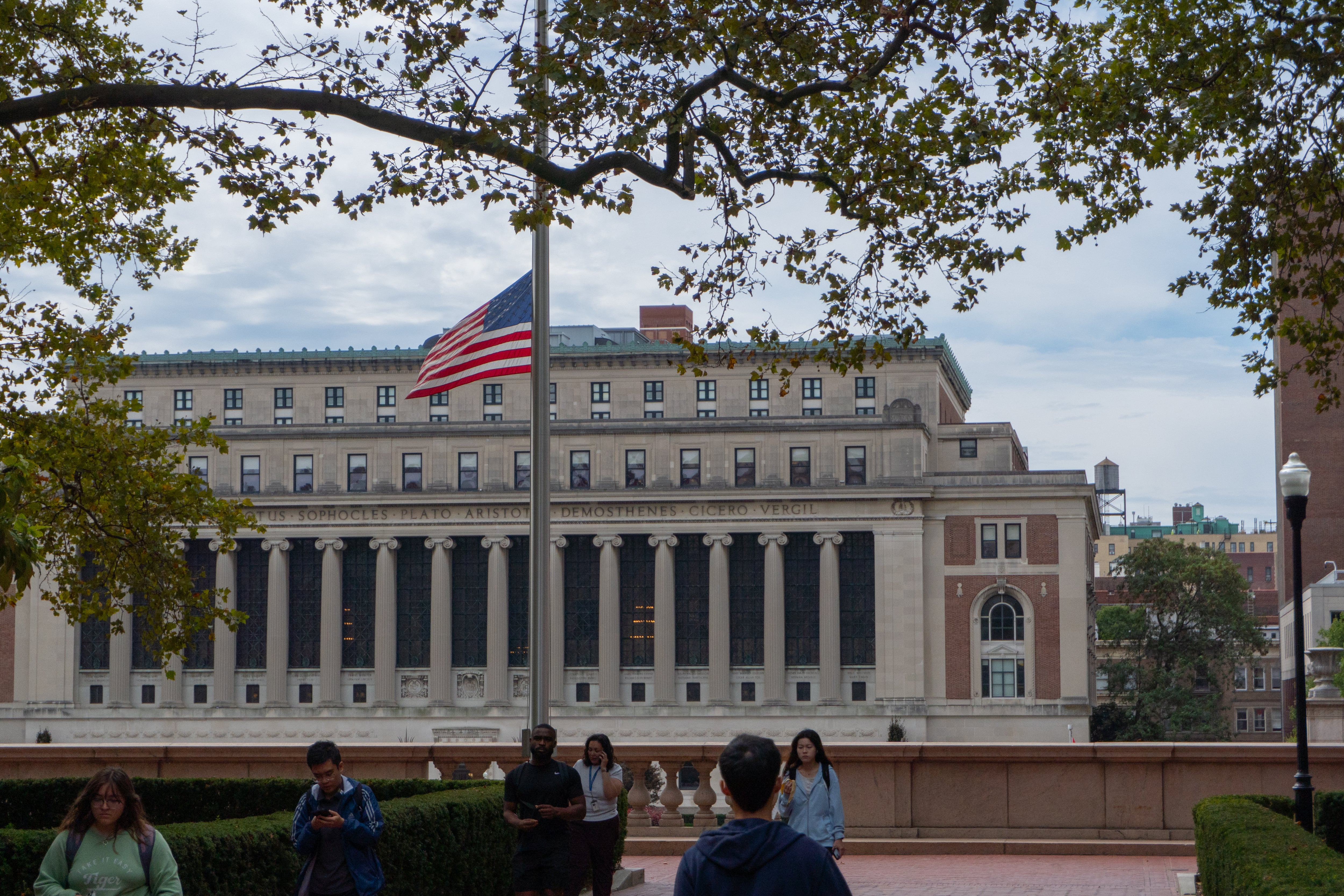 Columbia lowers flags to half-staff following Charlie Kirk assassination