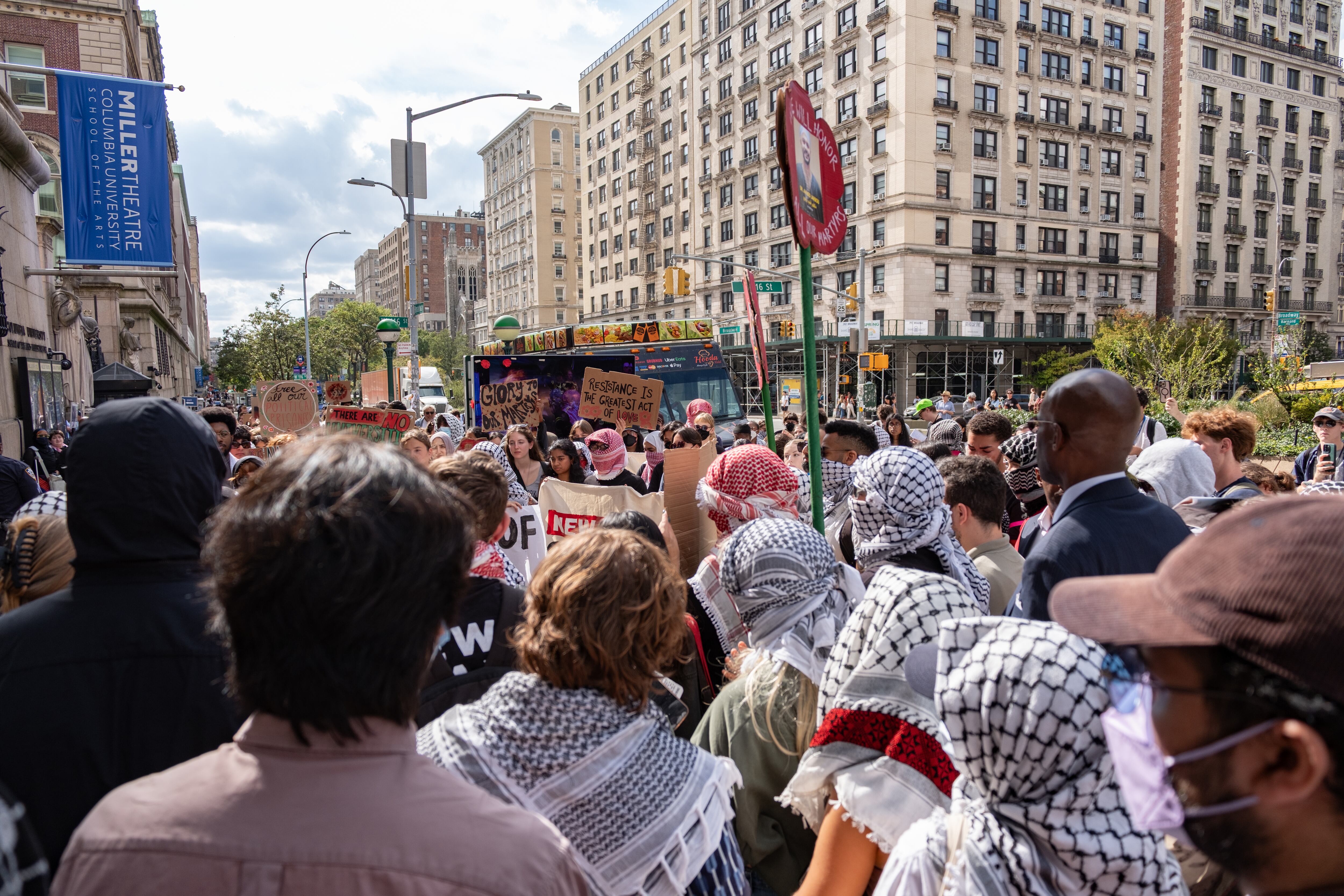 Pro-Palestinian student groups protest ‘the last 700 Days of Genocide ...